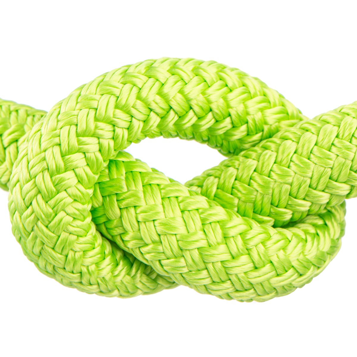 14mm Double Braided Rope Metallic Grass Green PPM