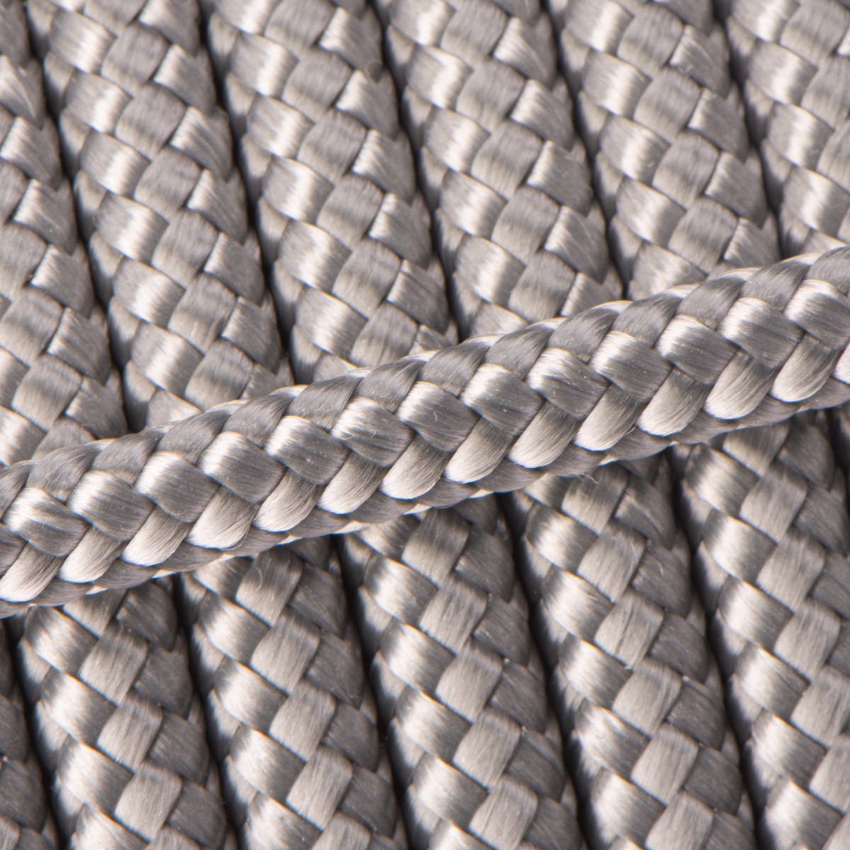 Shiny Silver PPM Cord - Ø 8mm