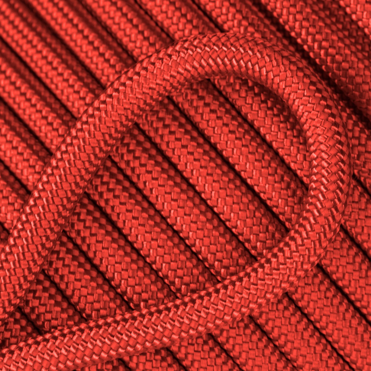 Red 8mm 100% Recycled Polyester Rope (rPET)