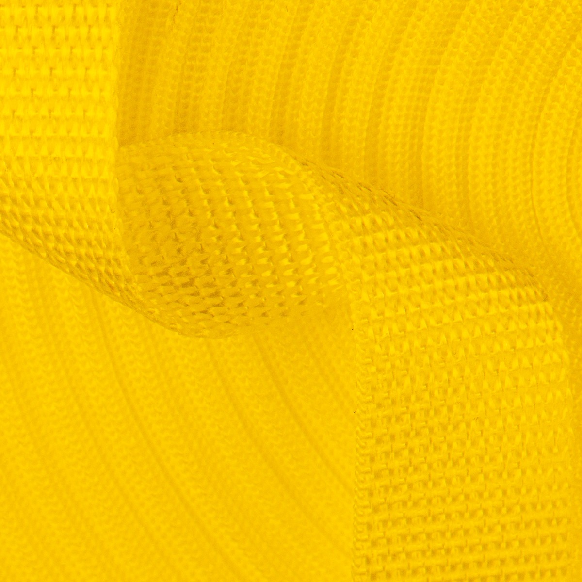 Yellow 25mm Lite Webbing, 1.2 mm thick