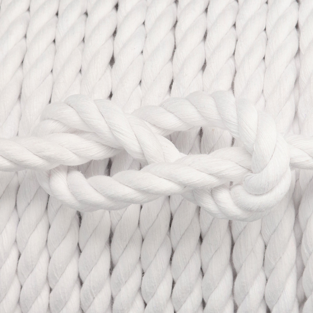 Snow White Cotton Twisted Rope - 10 mm