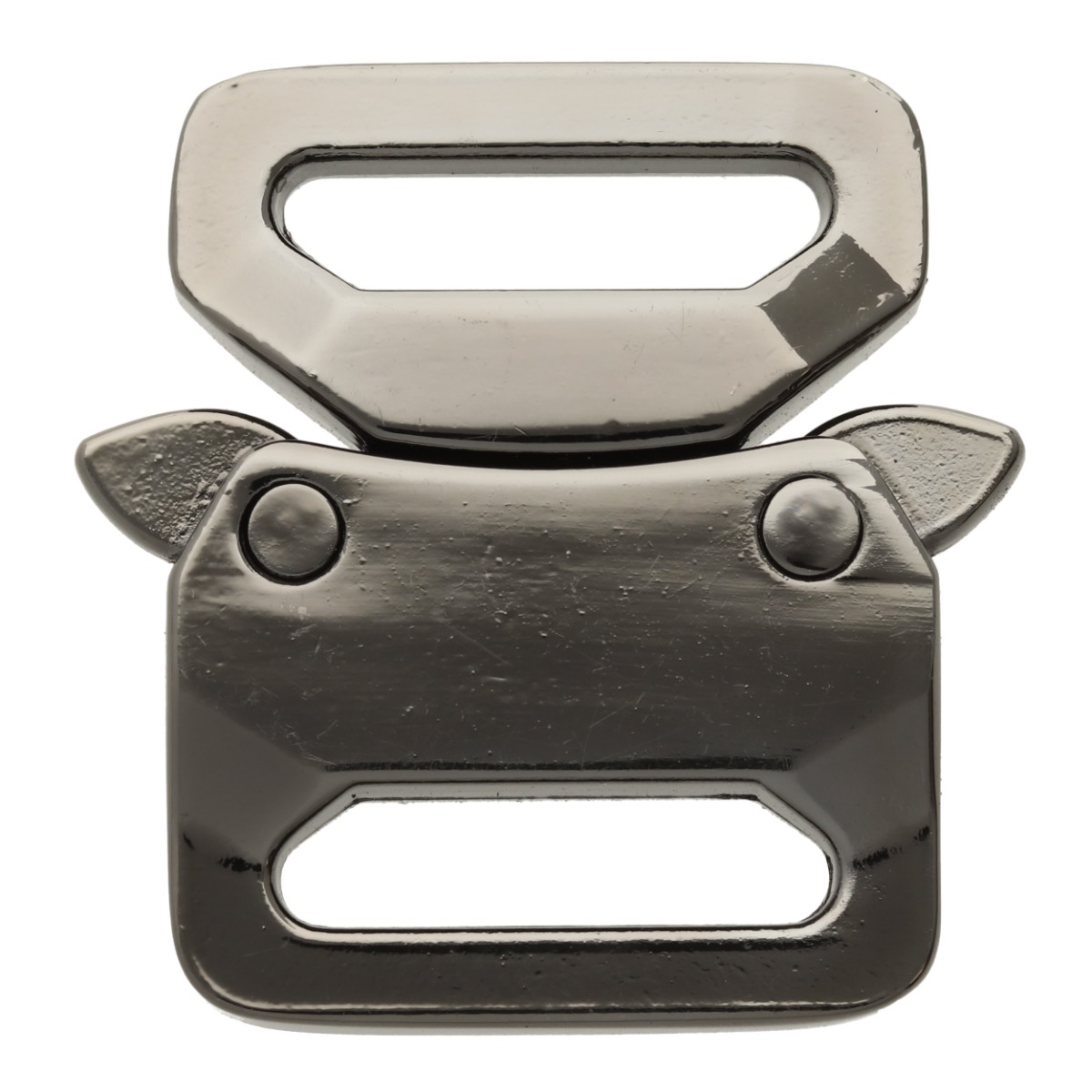 Gun Metal Safe Lock Buckle - 20mm