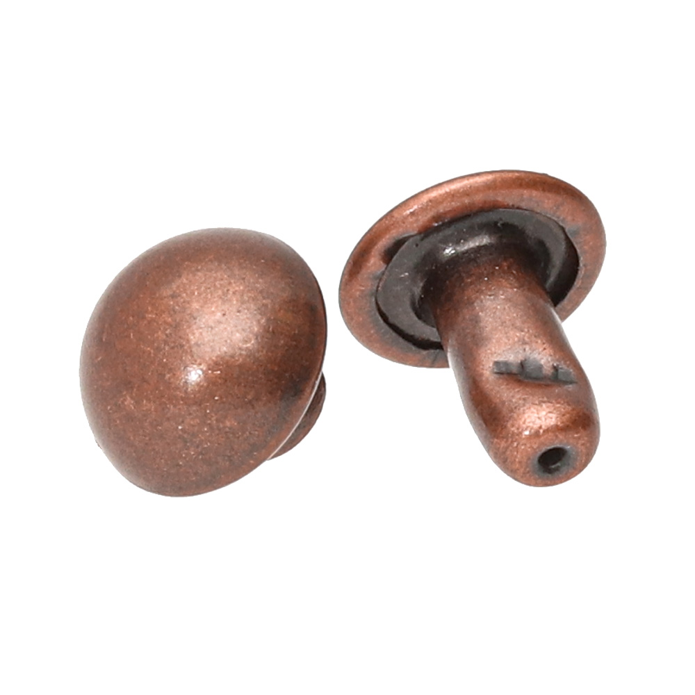 Antique Copper 7 mm (9/32") Dome Rivet