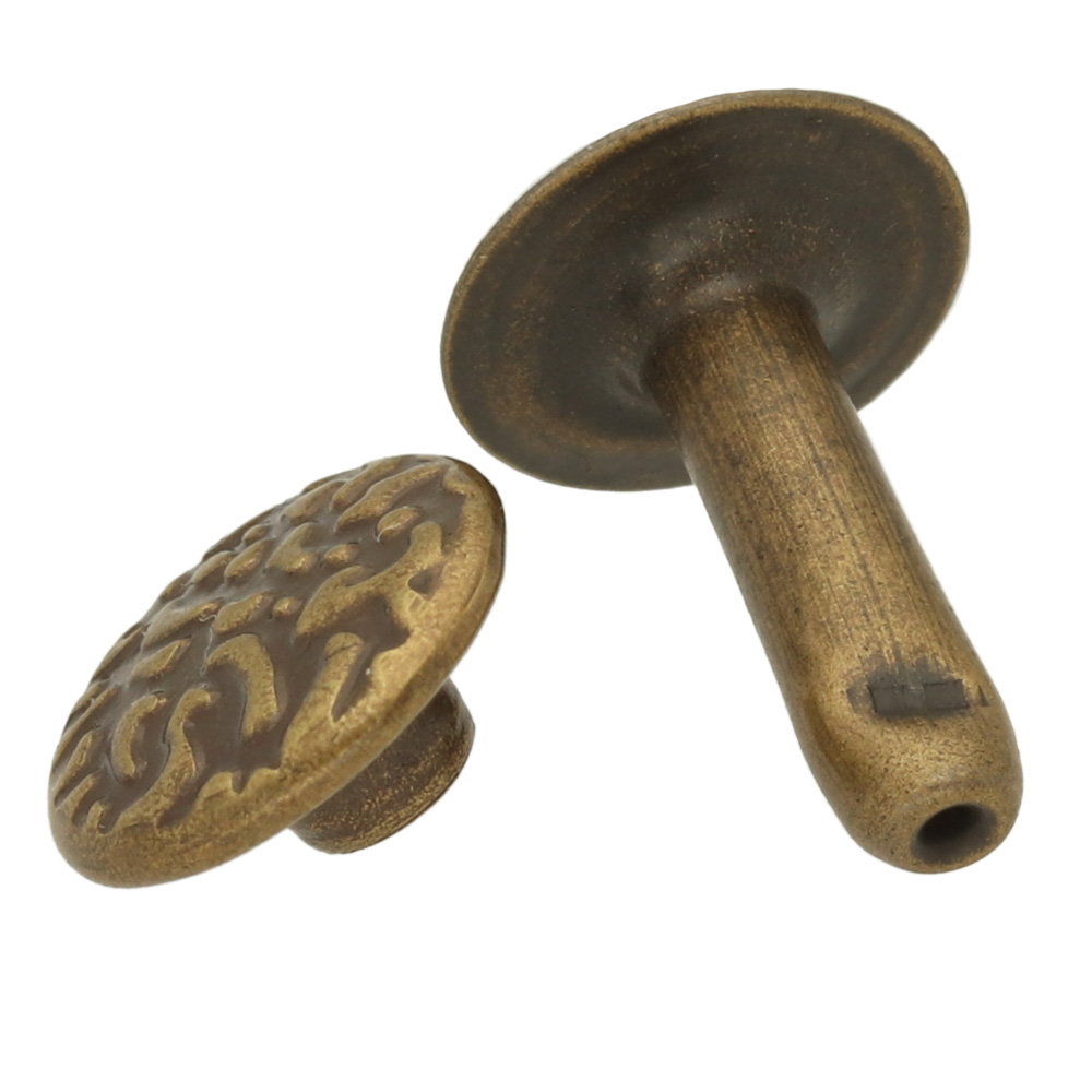 Antique Brass Large Textured Rivet