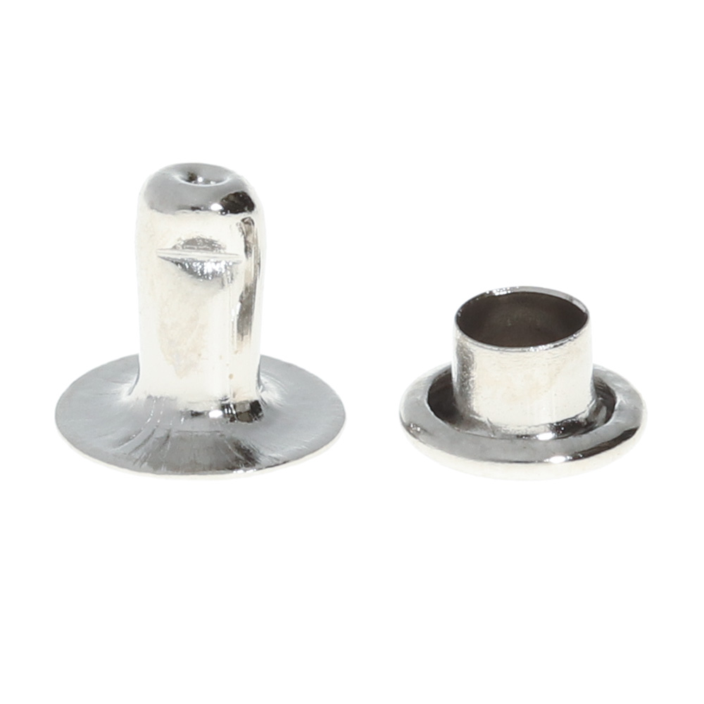 Single Cap Rivet 'Nickel Plated' 6 mm
