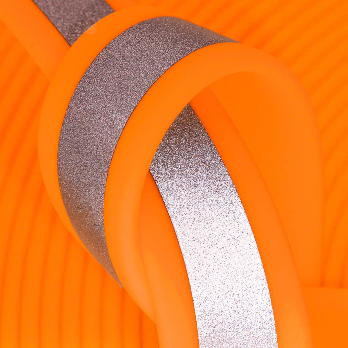 Peach (OR529) Reflective BioThane 'BETA' ® 19 mm - 2.5 mm Per Meter