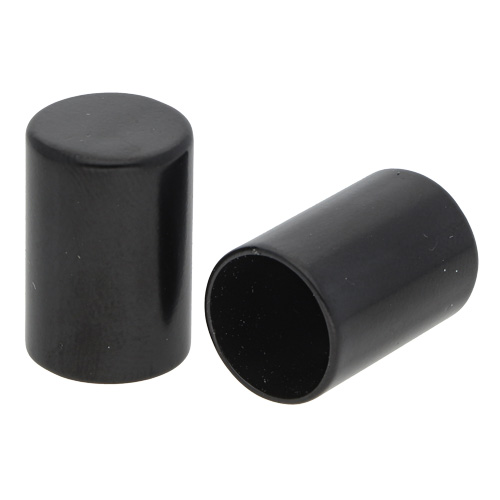 12 x 20 mm 'Black' Metal Cord Endcap