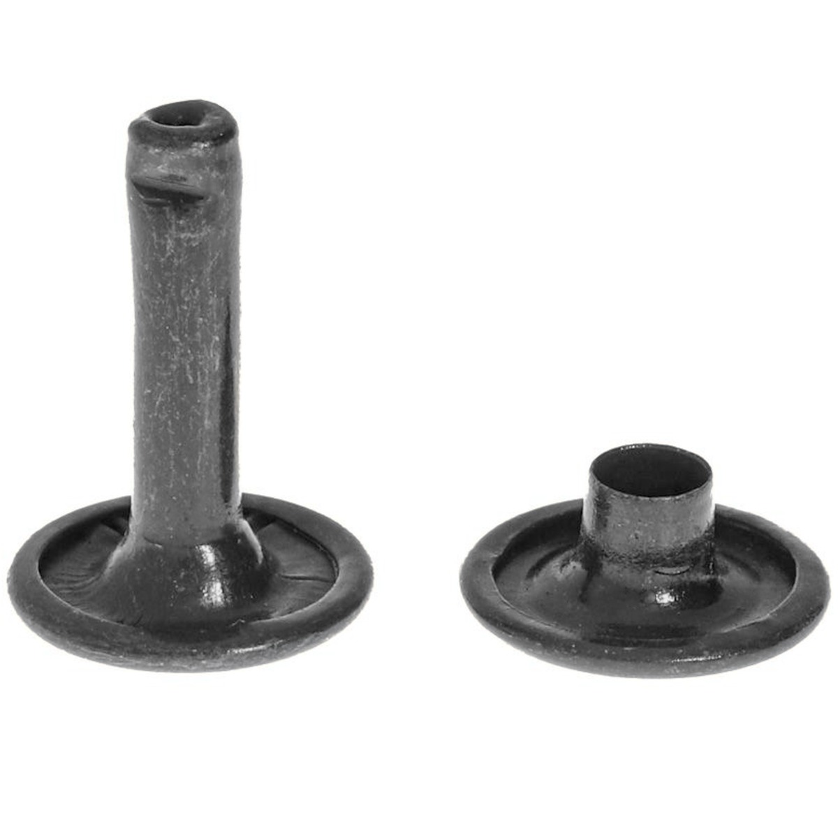 Double Cap Rivet 'Gun Metal' 13 mm