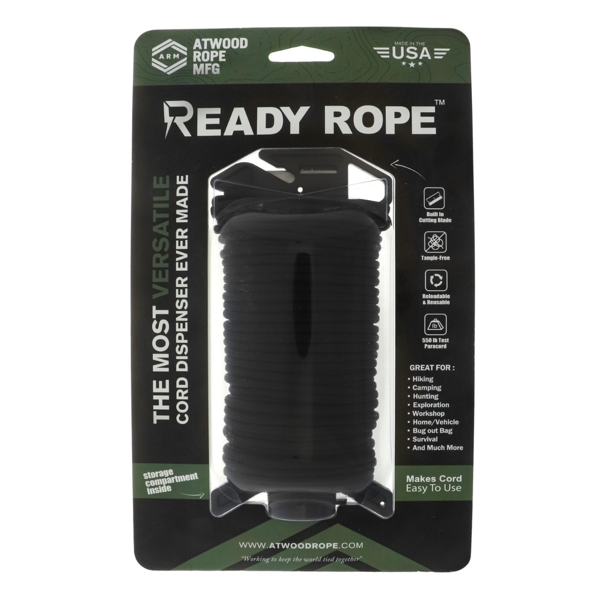 Ready Rope Dispenser with 30 meter Paracord Type III (PES)