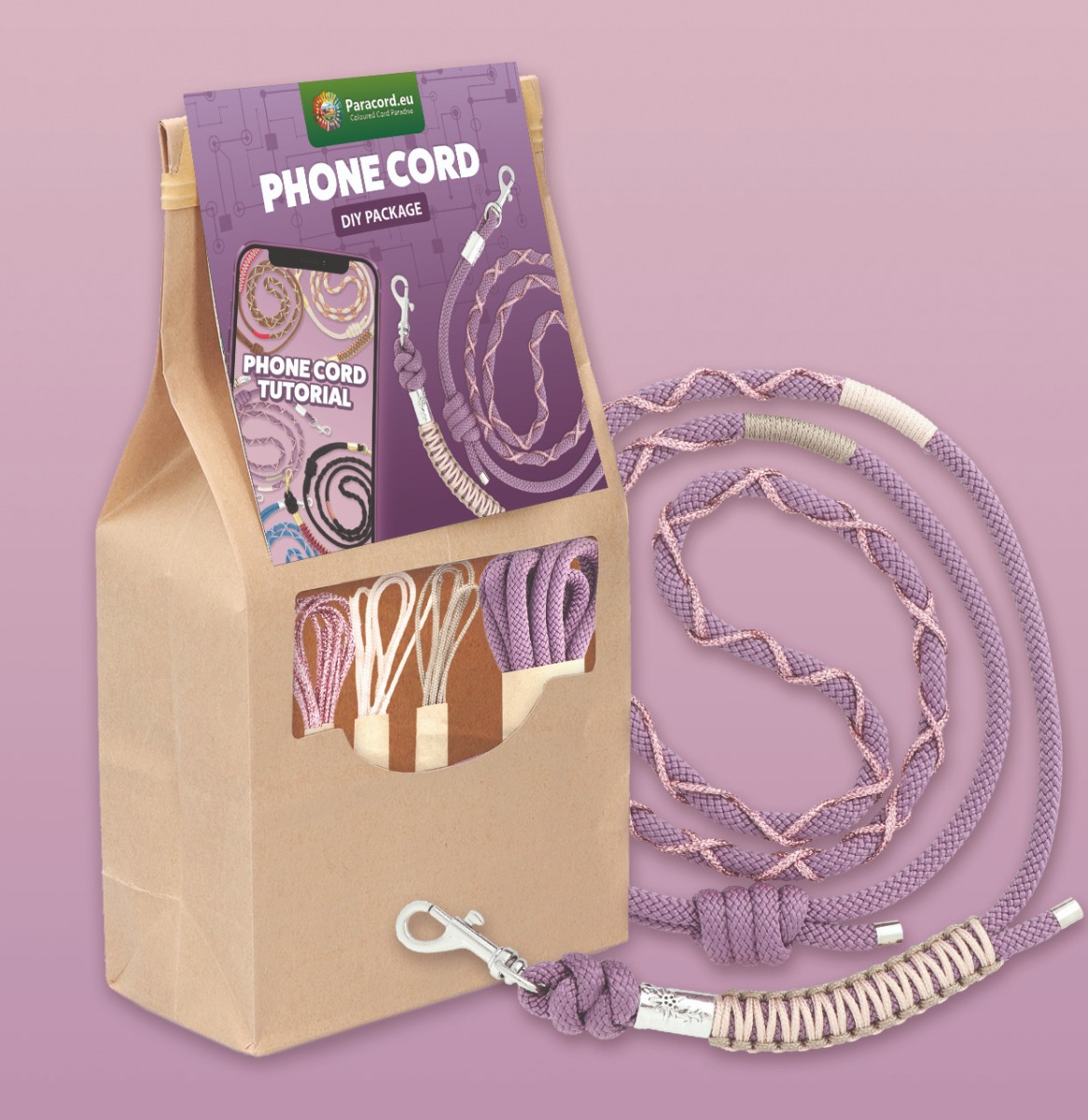 DIY Kit ''Blossom'' - Make your own adjustable Phone Cord