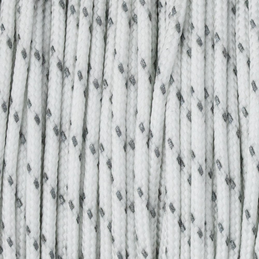Reflectable White Paracord Type I