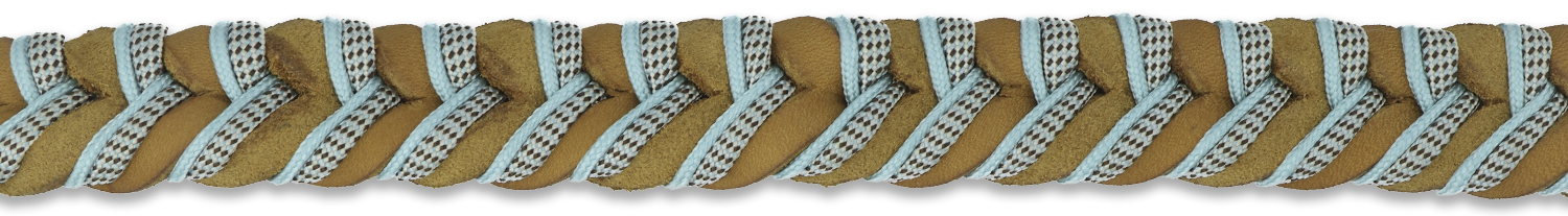 DIY Kit ''Bleed knot'' - Leather Collar With Paracord